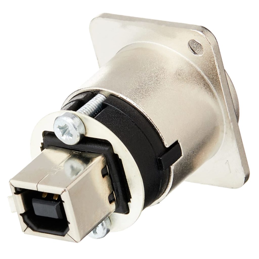 NEUTRIK NAUSB-W Chasis USB A a USB B reversible en carcasa en forma de ...