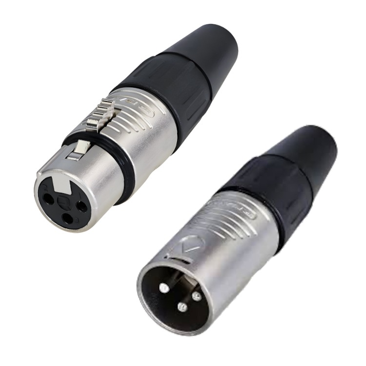 XLR Par RC3M + RC3F pack de Contactos Niquelados - Compra en - SISTEMAG